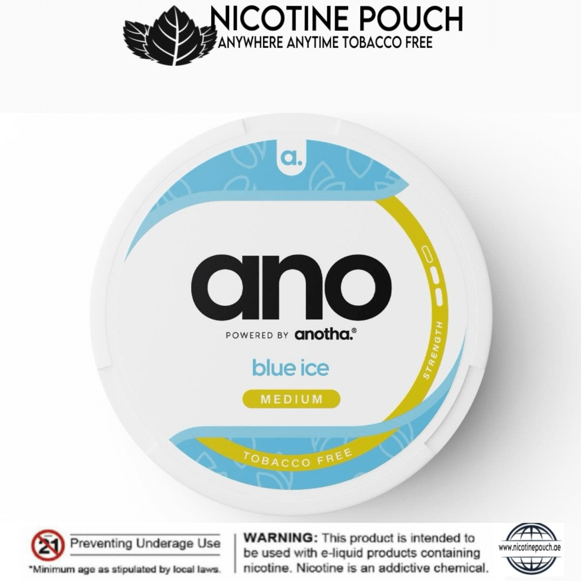 ANO Blue Ice Nicotine Pouches/ Snus in Dubai UAE